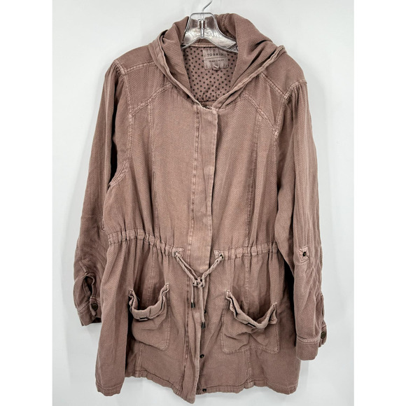 torrid | Jackets & Coats | Torrid Jacket Womens 3 Us 3x Full Zip Hooded ...